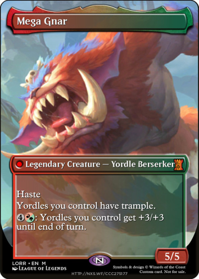 MTGNexus - Gnar, The Missing Link // Mega Gnar