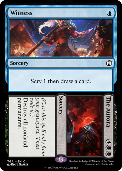MTGNexus - Witness // The Aurora