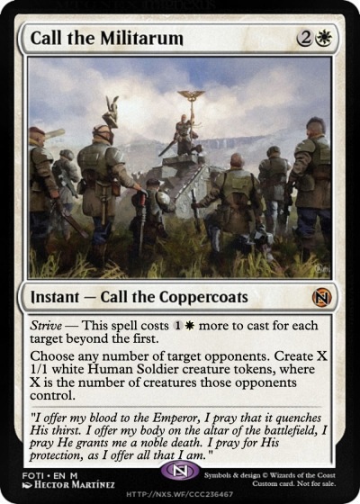 MTGNexus - Call the Militarum