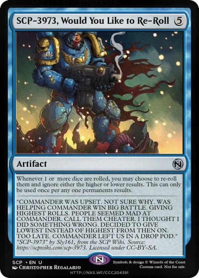 MTGNexus - (revised)SCP Commander Set 1