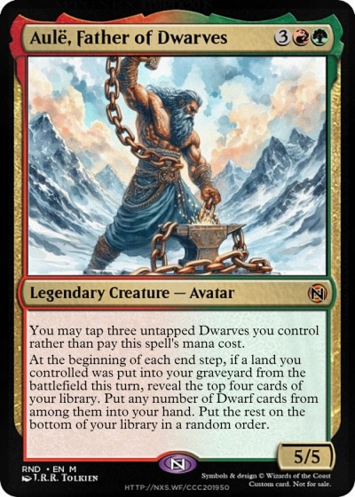 MTGNexus - Aulë, Father of Dwarves