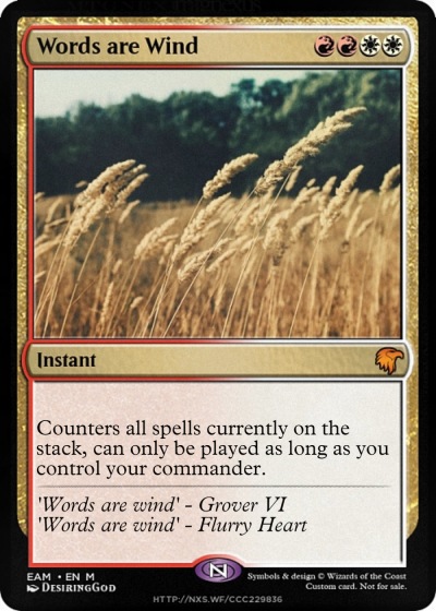 MTGNexus - Words are Wind