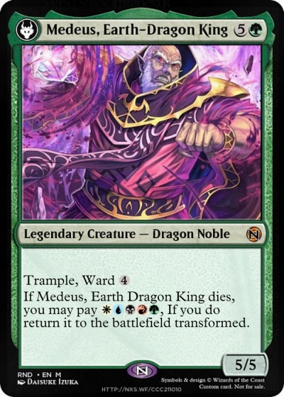MTGNexus - Medeus, Earth-Dragon King // Medeus, Shadow Dragon Reborn