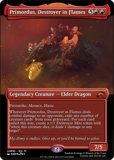 MTGNexus - Primordus, Destroyer in Flames