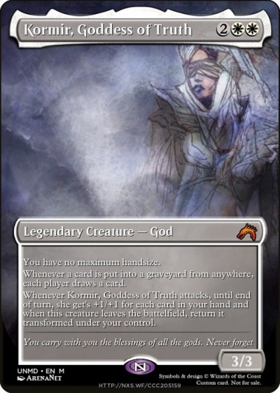 MTGNexus - Kormir, Goddess of Truth // Kormir, Goddess of Order and Spirit