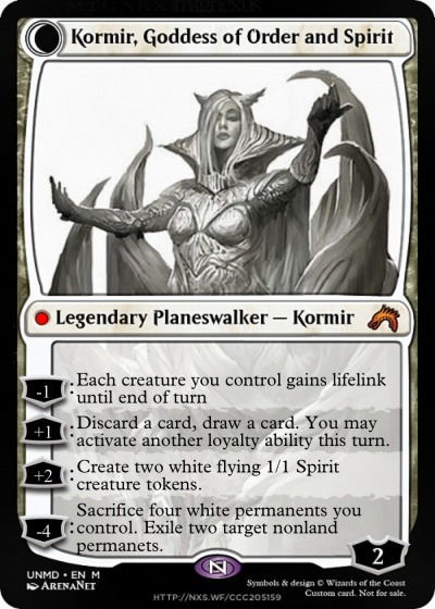 MTGNexus - Kormir, Goddess of Truth // Kormir, Goddess of Order and Spirit