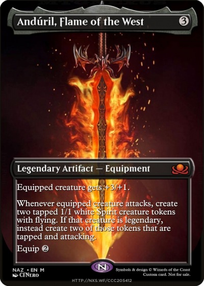 MTGNexus - Andúril, Flame of the West