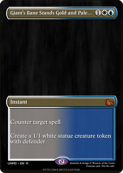 MTGNexus - Giant's Bane Stands Gold and Pale...