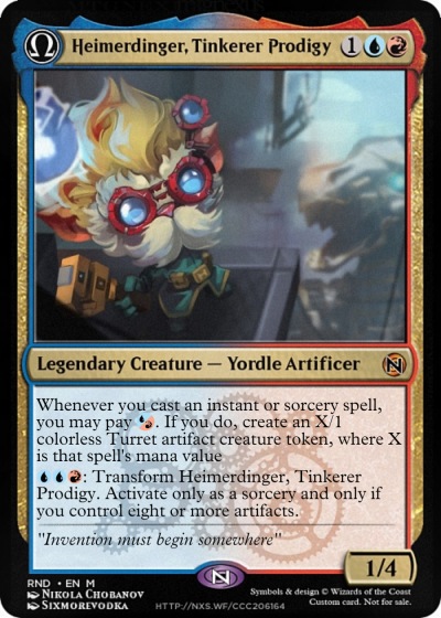MTGNexus - Heimerdinger, Tinkerer Prodigy // Heimerdinger, Hex-Tech Genius