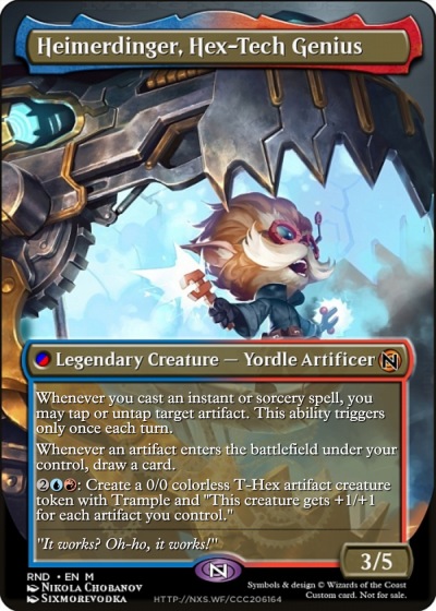 MTGNexus - Heimerdinger, Tinkerer Prodigy // Heimerdinger, Hex-Tech Genius