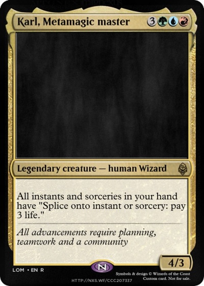 MTGNexus - Karl, Metamagic master