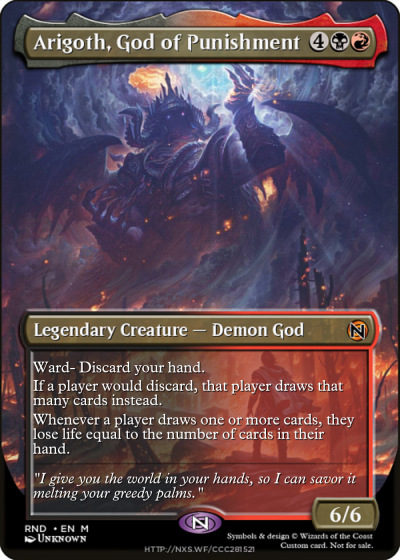 MTGNexus - Arigoth, God of Punishment