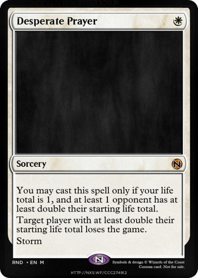 MTGNexus - Desperate Prayer