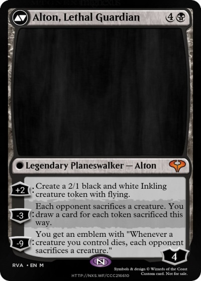 MTGNexus - Victor, the Selfless // Alton, Lethal Guardian