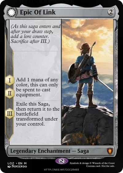 MTGNexus - Epic Of Link // Hyrule Castle, The Legend Of Zelda