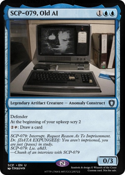 Mtgnexus Scp 079 Old Ai