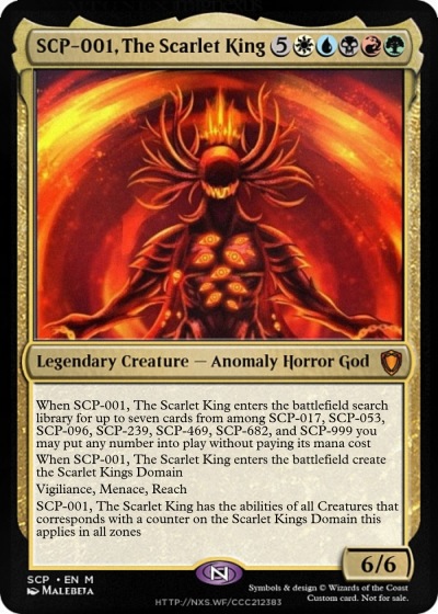 MTGNexus - SCP-001, The Scarlet King