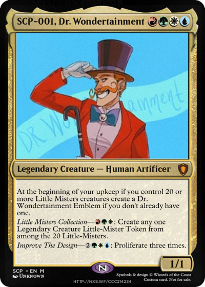 MTGNexus - SCP-001, Dr. Wondertainment