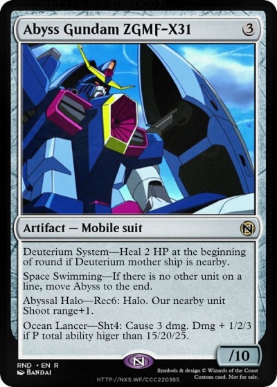 MTGNexus - Abyss Gundam ZGMF-X31