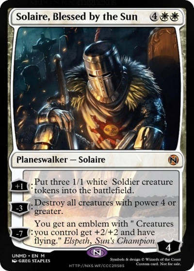 MTGNexus - Solaire, Blessed by the Sun