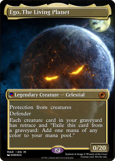 MTGNexus - Ego // Ego, The Living Planet