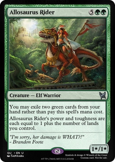 MTGNexus - Allosaurus Rider