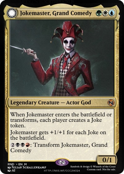 MTGNexus - Jokemaster, Grand Comedy // Jokemaster, Grand Tragedy