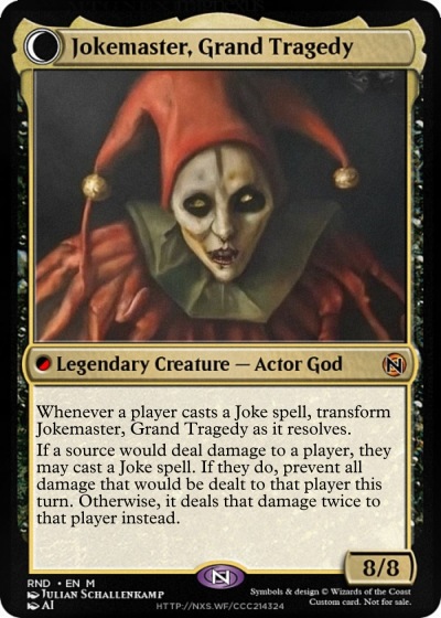 MTGNexus - Jokemaster, Grand Comedy // Jokemaster, Grand Tragedy