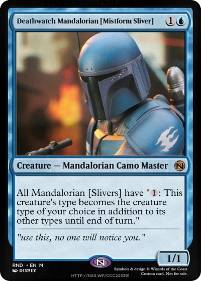MTGNexus - Deathwatch Mandalorian [Mistform Sliver]