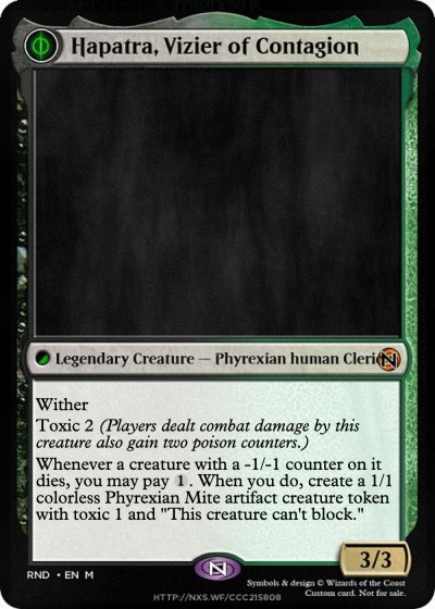 MTGNexus - Hapatra, Contagion's Curse // Hapatra, Vizier of Contagion