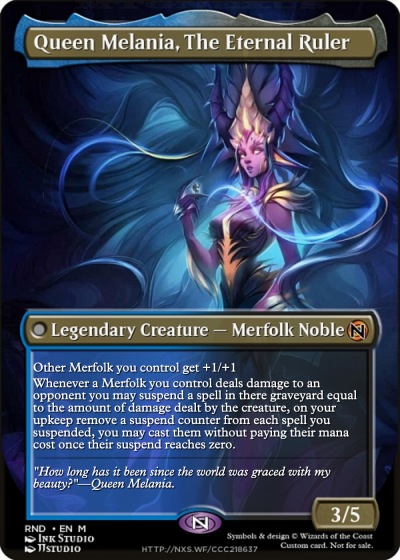 MTGNexus - The Eternal Slumber // Queen Melania, The Eternal Ruler