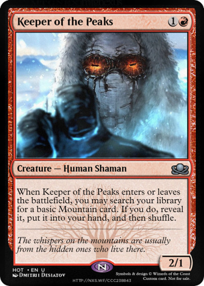 MTGNexus - Keeper of the Peaks