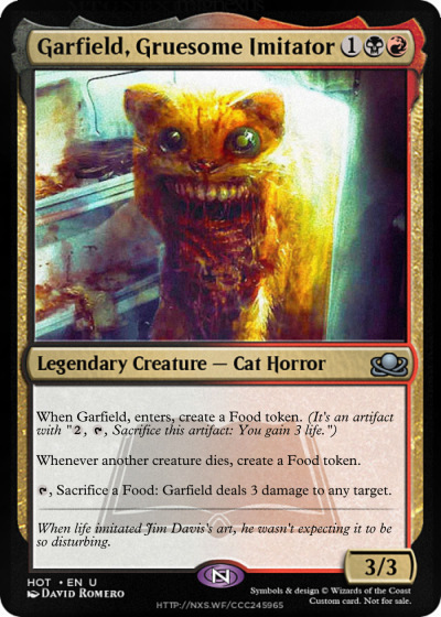 MTGNexus - Garfield, Gruesome Imitator
