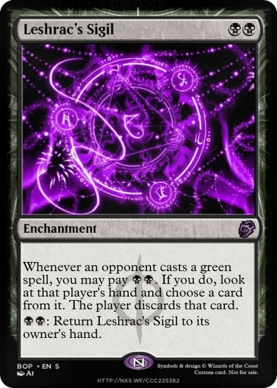 MTGNexus - Leshrac's Sigil