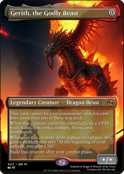 MTGNexus - Gerith, the Godly Beast