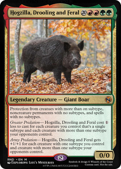 MTGNexus - Hogzilla, Drooling and Feral