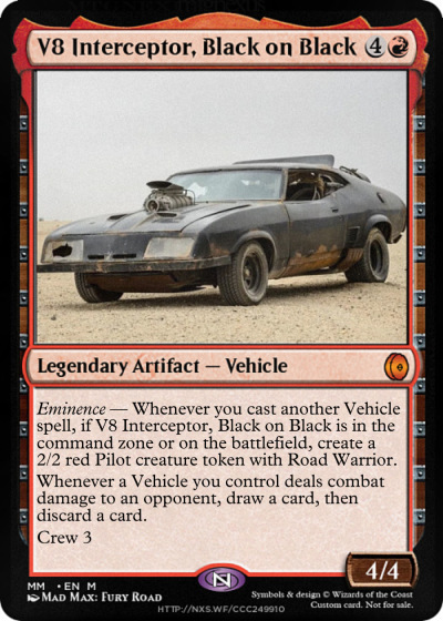 MTGNexus - V8 Interceptor, Black on Black