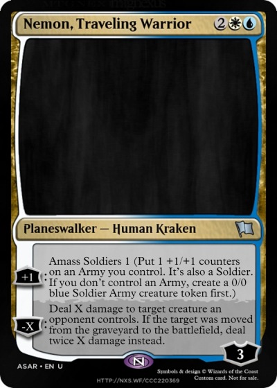 MTGNexus - Nemon, Traveling Warrior