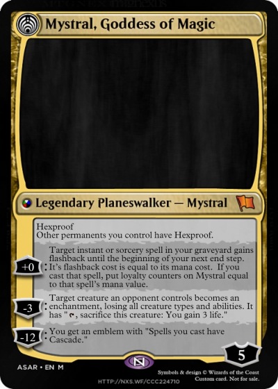 MTGNexus - Snoww, Arcanist Ascendant // Mystral, Goddess of Magic