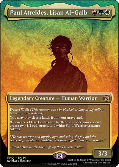 MTGNexus - Paul Atreides, Lisan Al-Gaib