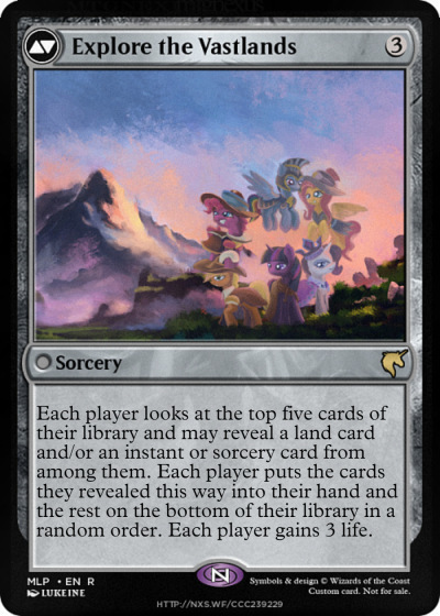 MTGNexus - Wandering Archaic // Explore the Vastlands