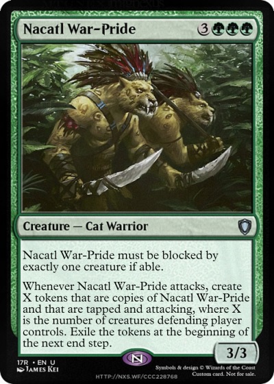 MTGNexus - Nacatl War-Pride