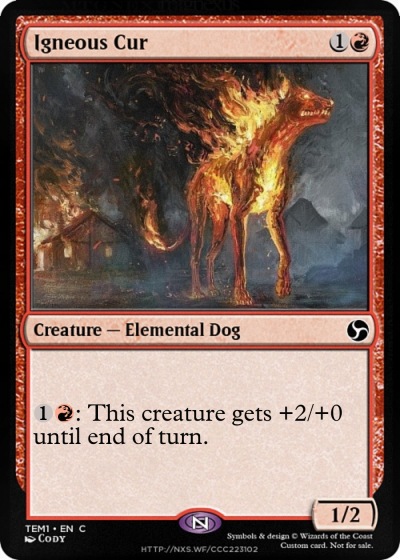 MTGNexus - Igneous Cur