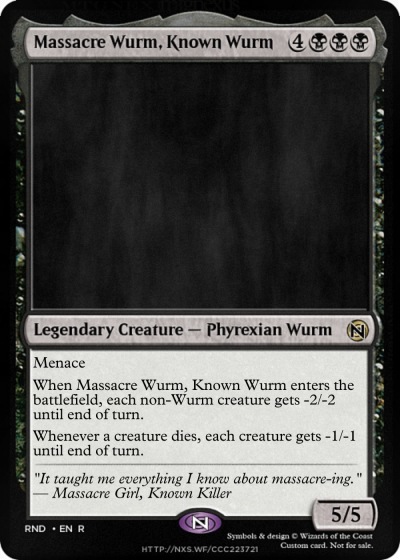 MTGNexus - Massacre Wurm, Known Wurm