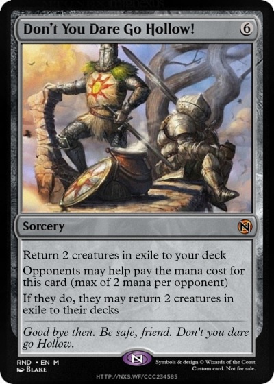 MTGNexus - Don't You Dare Go Hollow!