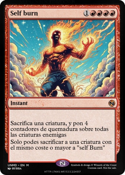 MTGNexus - Self burn