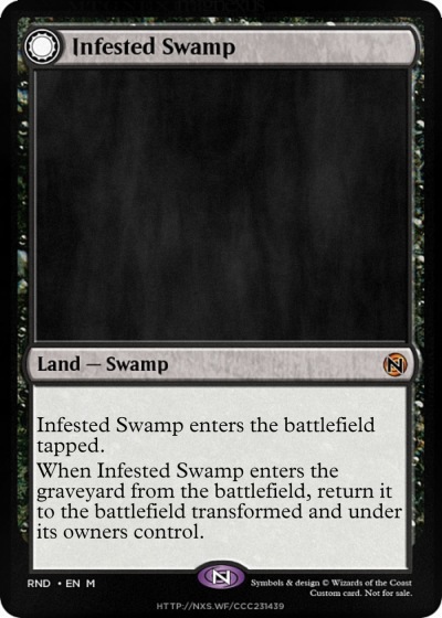 MTGNexus - Infested Swamp // Crawling Blight