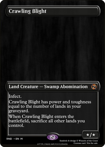 MTGNexus - Infested Swamp // Crawling Blight