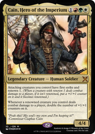 MTGNexus - Cain, Hero of the Imperium