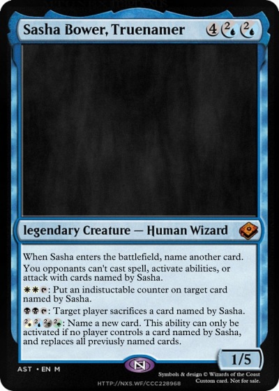 MTGNexus - Sasha Bower, Truenamer